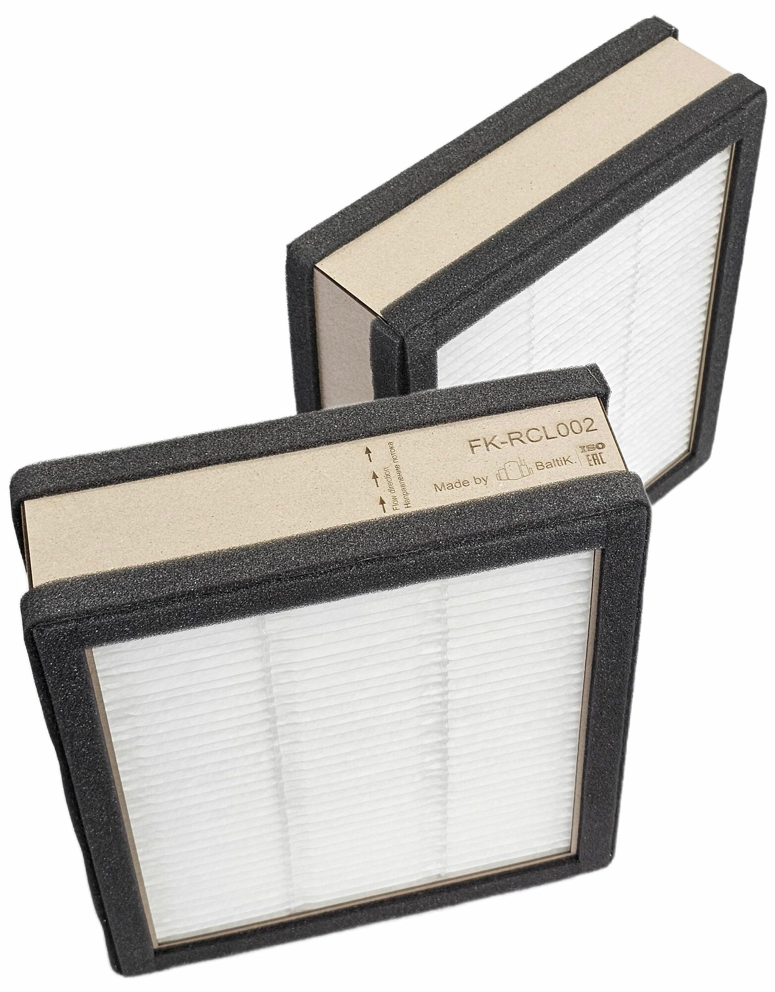 Комплект фильтров FK-RCL002 265х225х70мм F5 (2 шт) для Royal Clima Vento RCV-900 / Роял Клима венто RCV-900, фильтр тонкой очистки для вентиляции, (арт. 768002)