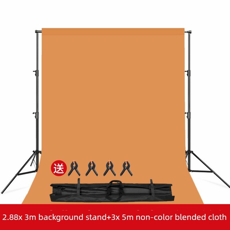 2.88* 3m Фотостойка для фона 2.6x2м, телескопическая портативная мобильная стойка для фотостудии, реквизит для
