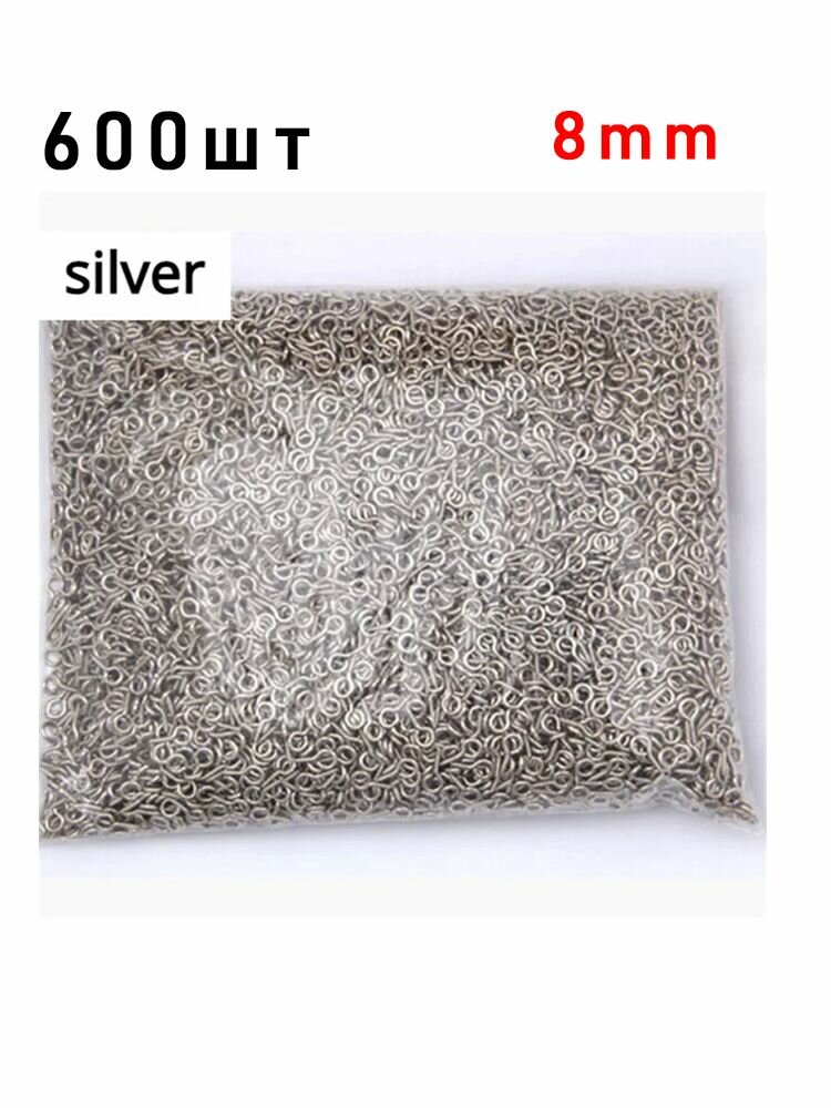 Крошечные винтовые крючки, застежки для глаз с резьбой, Штифт для бижутерии винтовой