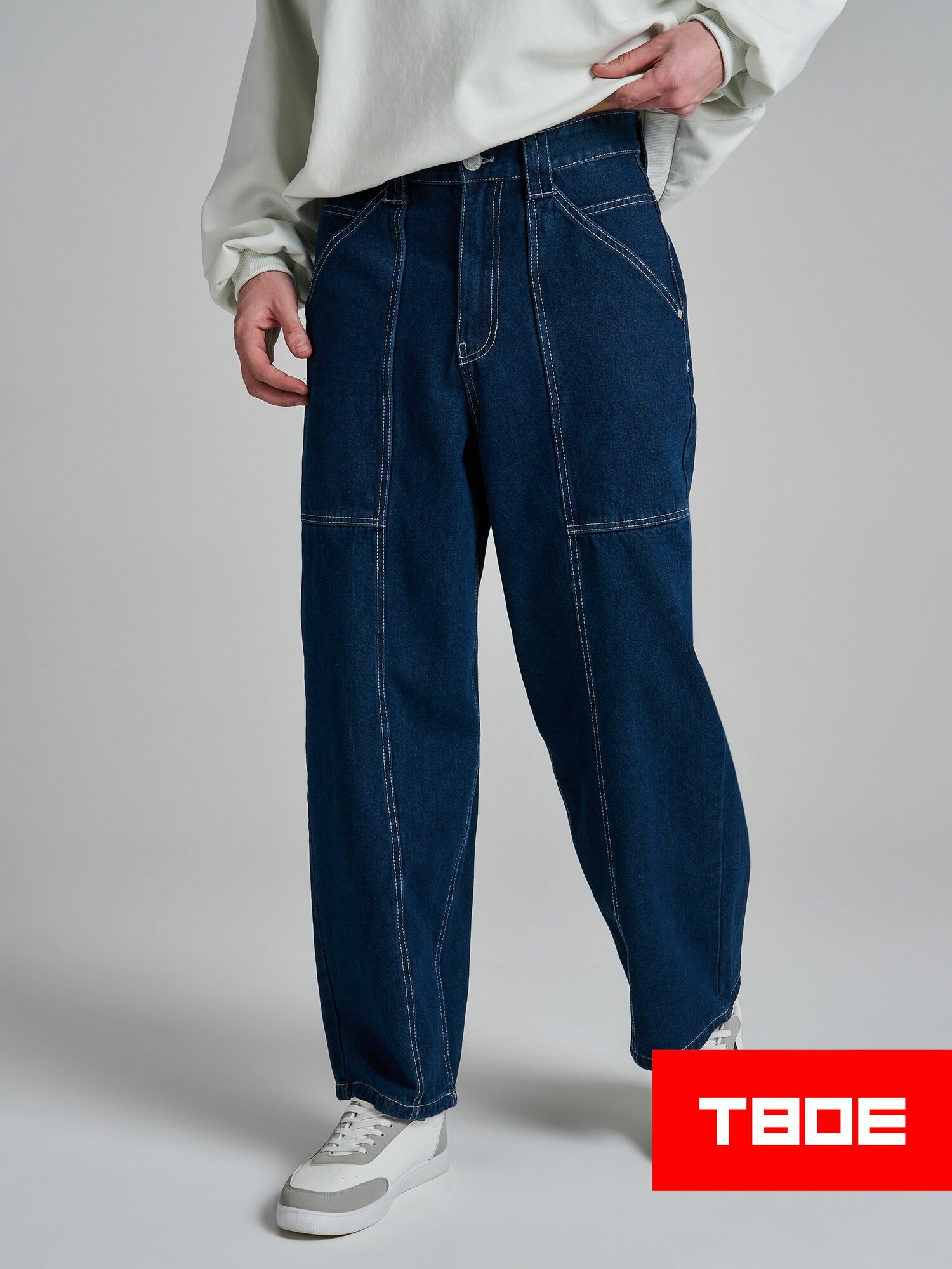 Джинсы широкие 