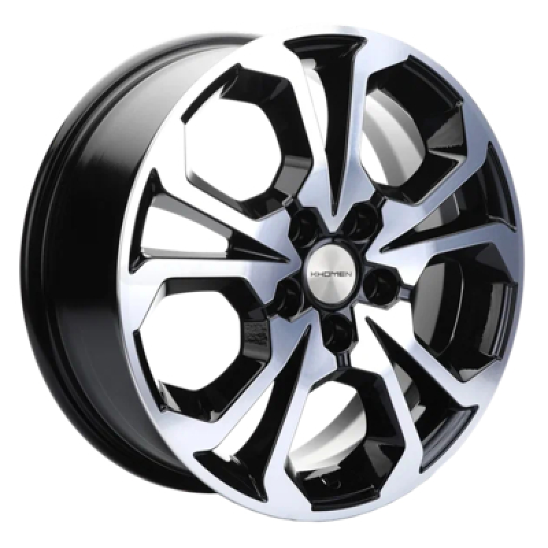 Диск колесный Khomen Wheels KHW1711 (Haval F7-F7x) 6,5x17 5x114,3 Dia64.1 ET40 цвет Black-FP