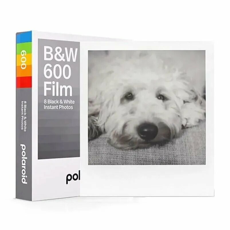 Кассета для Полароид Polaroid 600 black&white Film, 8 кадров-произведен в 2025 году