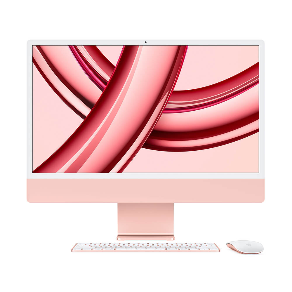 Моноблок Apple iMac 24" 4.5K, M3 (8 CPU / 8 GPU, 2023) 8/256 ГБ, Pink (Розовый)