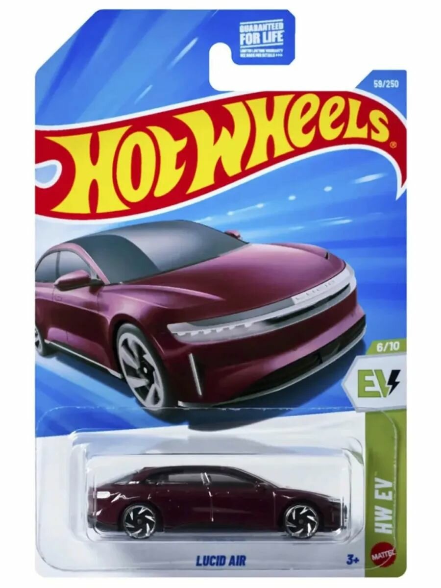 JJJ28 Hot Wheels машинка металлическая игрушка коллекционная масштабная модель Lucid Air кейс 2026