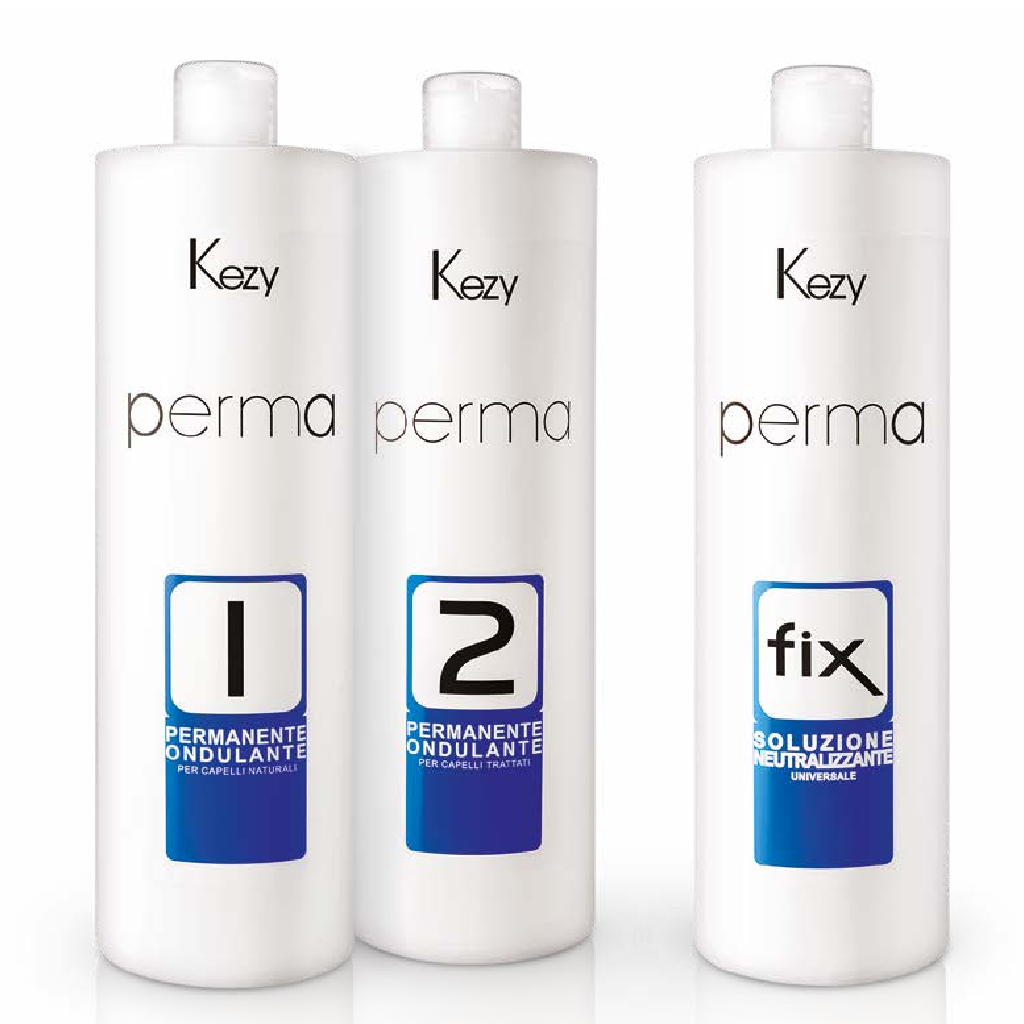 KEZY PERMA Набор для перманентной завивки волос: Perma 1 1000 мл и Perma 2 1000 мл + Нейтрализатор 1000 мл в подарок