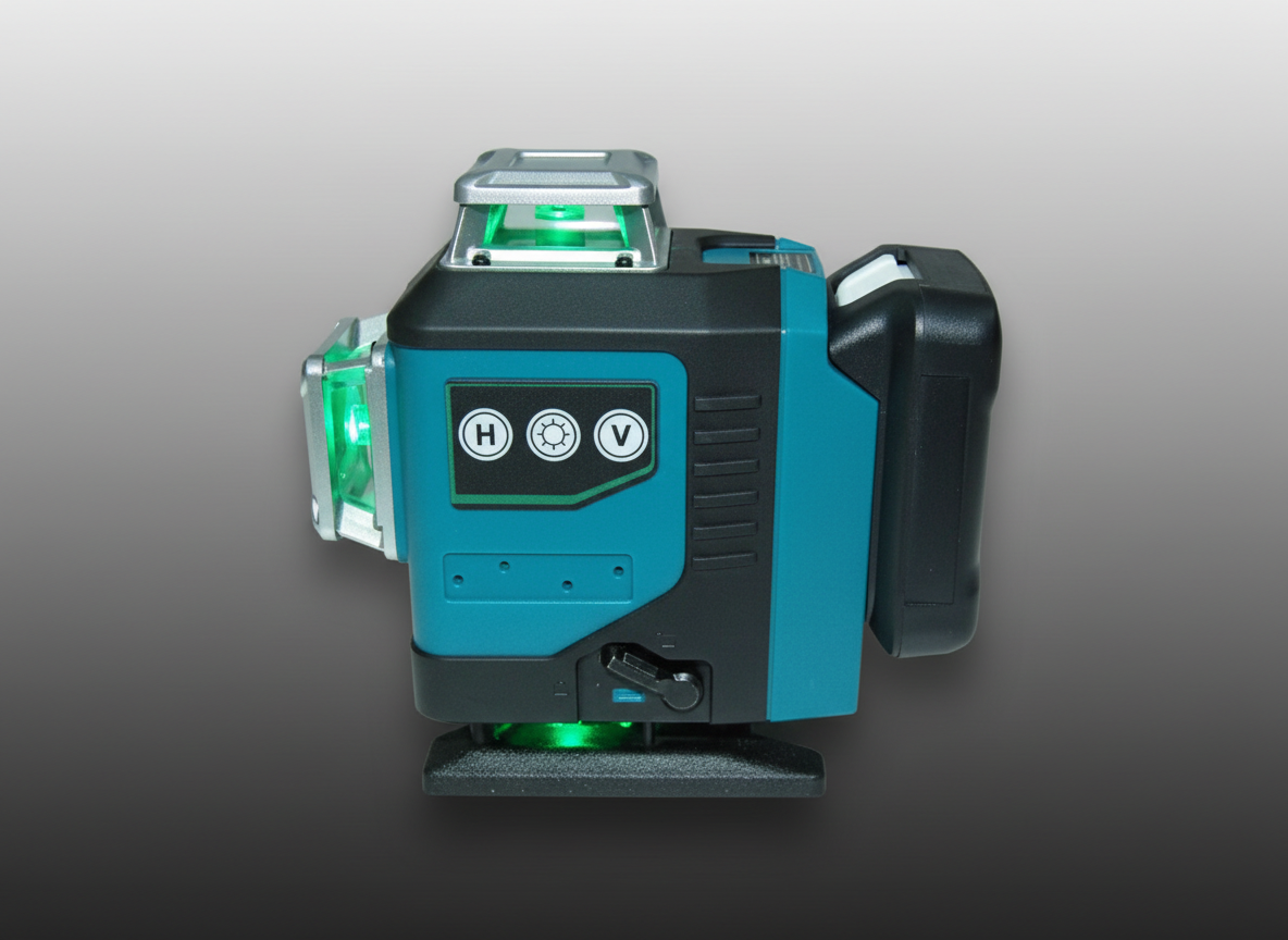 Лазерный уровень 4D / нивелир 16 лучей / строительный / 360 обзор