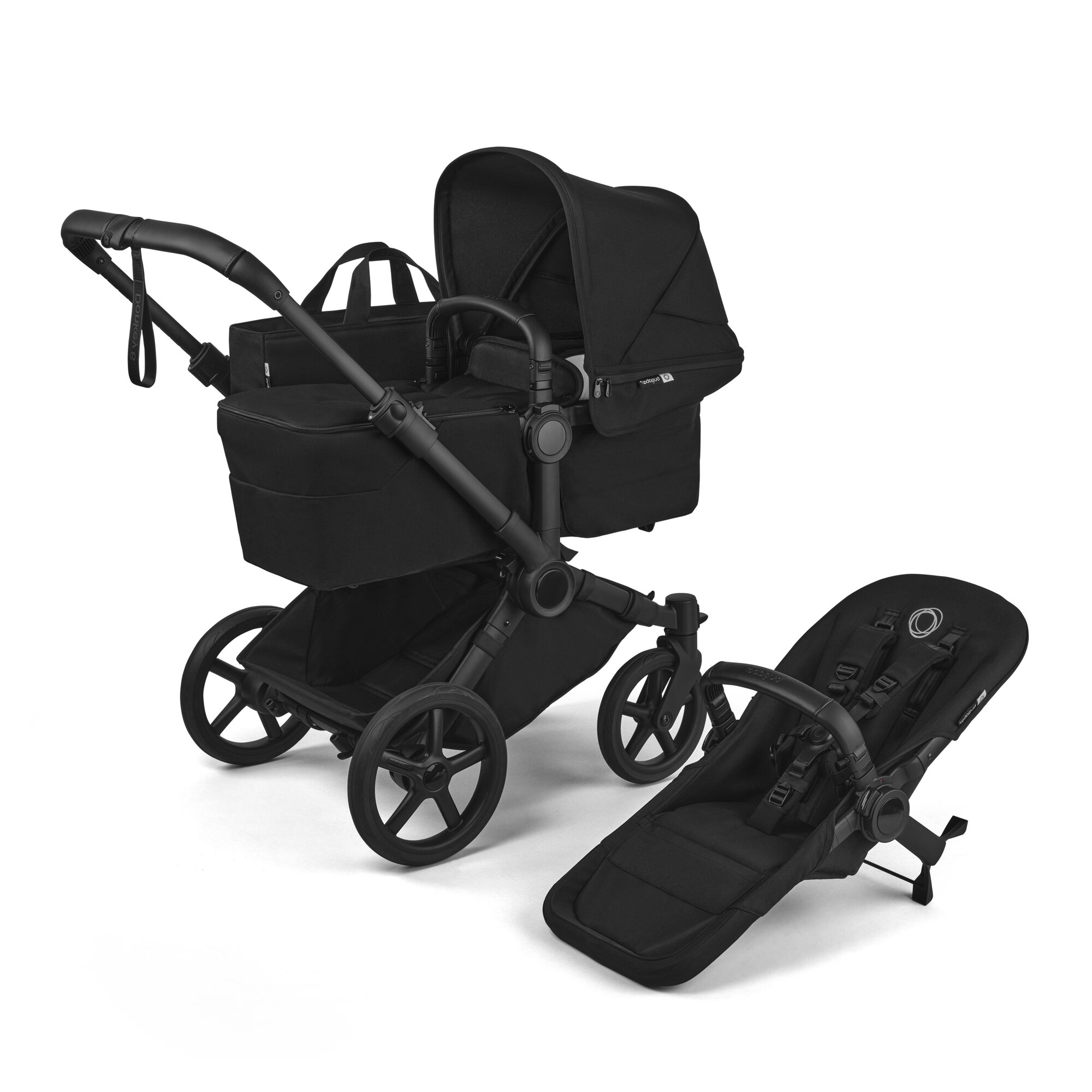 Коляска 2 в 1 Bugaboo Donkey 6 Mono на шасси Black Complete (heritage black)
