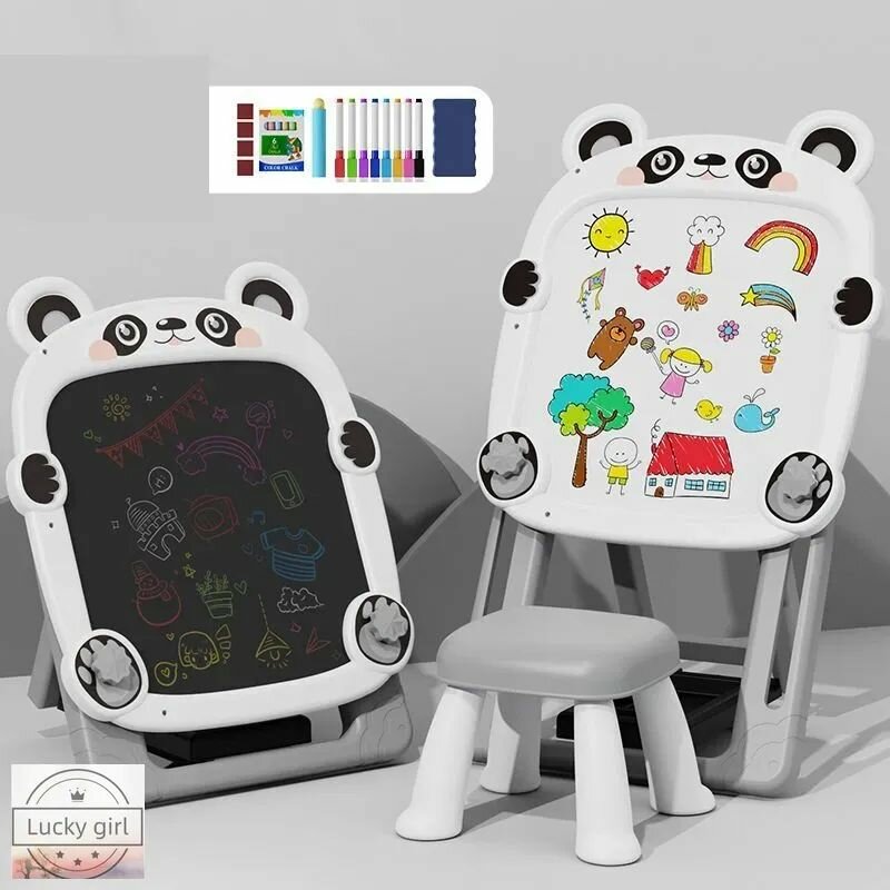 Мольберт Детский Двухсторонний С Набором