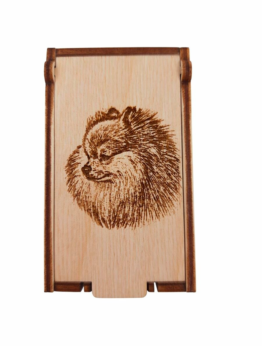 Коробка деревянная подарочная для флешки / для бижутерии / для мелочей