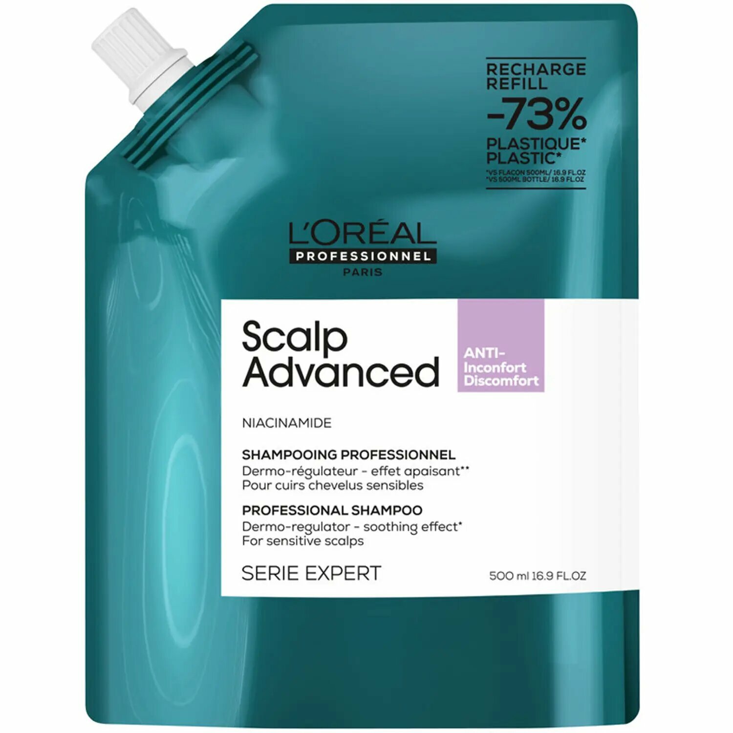 Шампунь Loreal Profession "SCALP ADVANCED", для чувствительной кожи, 500мл