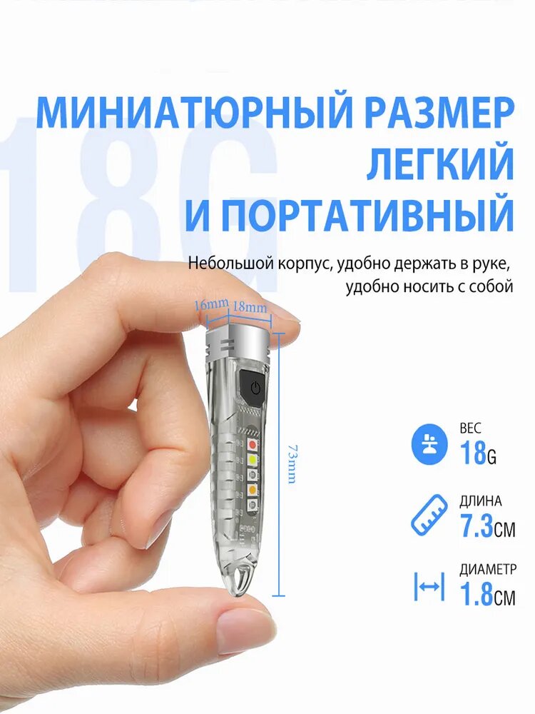 Boruit Фонарь-брелок — фото 1
