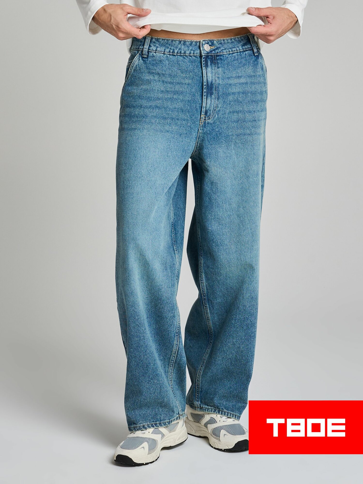 Джинсы багги 