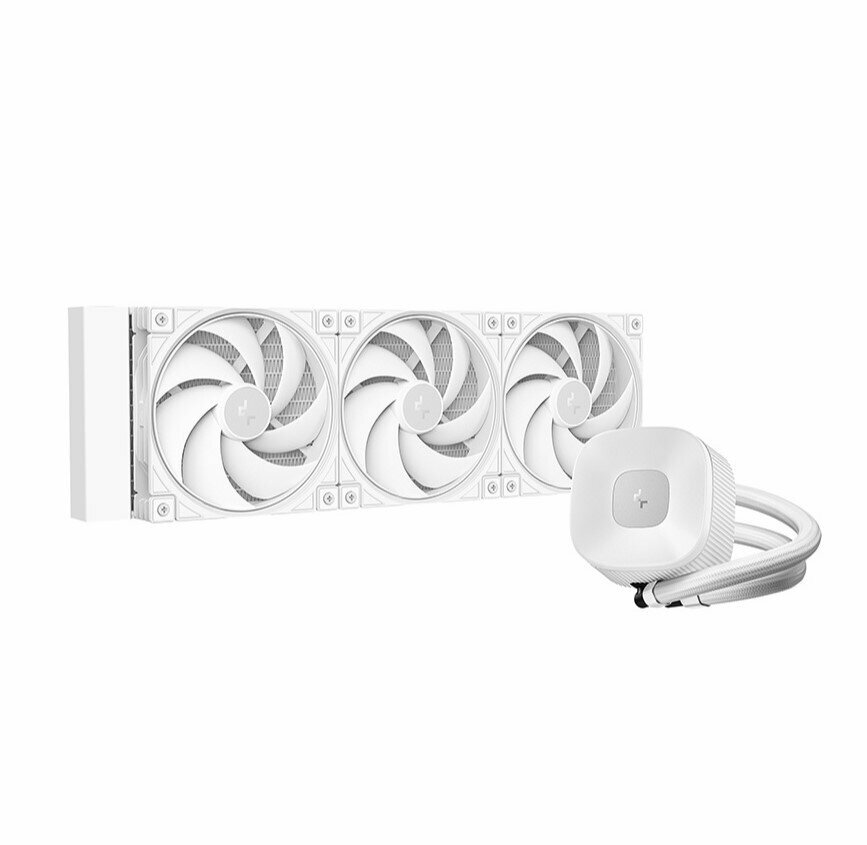 Система водяного охлаждения для процессора DeepCool LE360 V2 PURE WHITE, белый