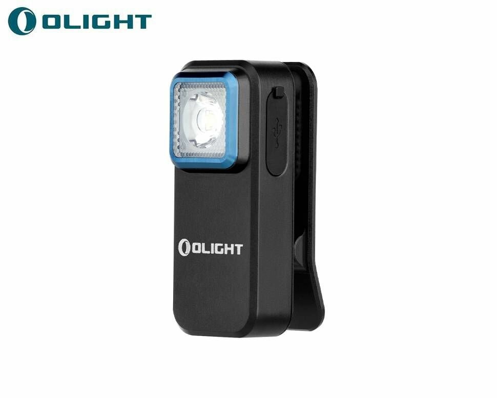 Фонарь Olight Oclip Black, Li-ion 280 mAh, 300 люмен (Комплект)