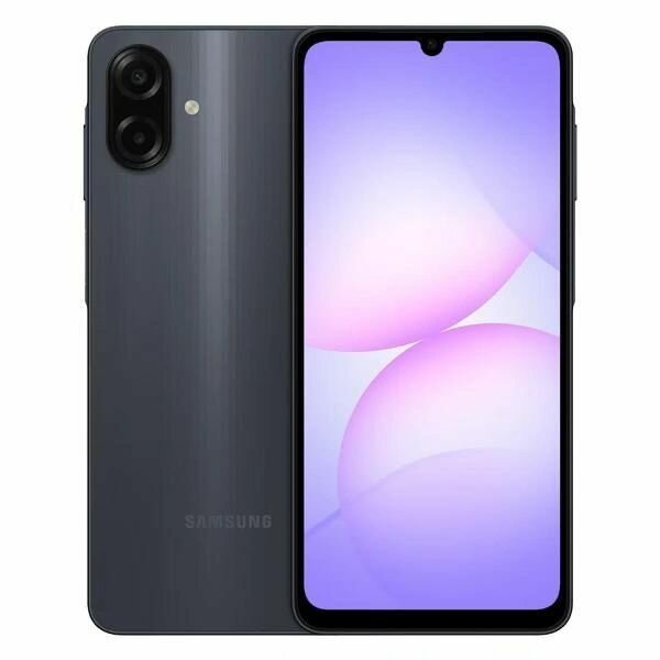 Смартфон Samsung Galaxy A07 SM-A075F 4+64Gb черный (SM-A075FZKDCAU)