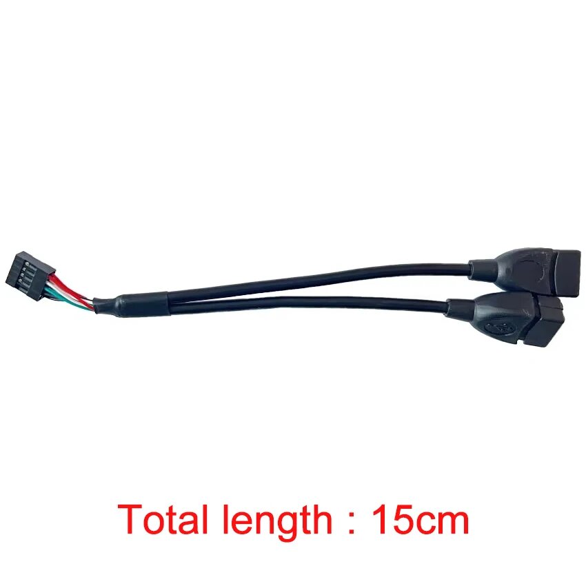 Удлинитель USB 2.0 для материнской платы, 15cm