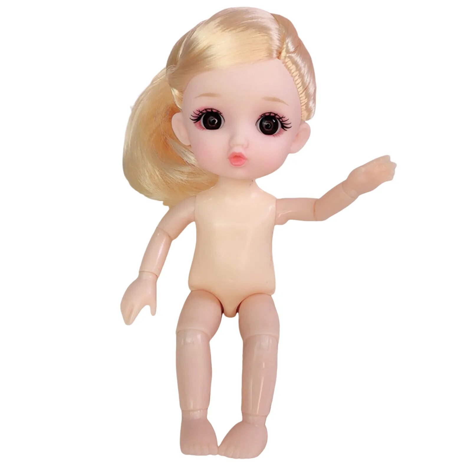 Кукла BJD 17 см, бежевый цвет, L5, 8 точек артикуляции