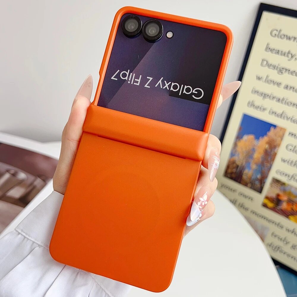 Оранжевый чехол для Samsung Galaxy Z Flip6