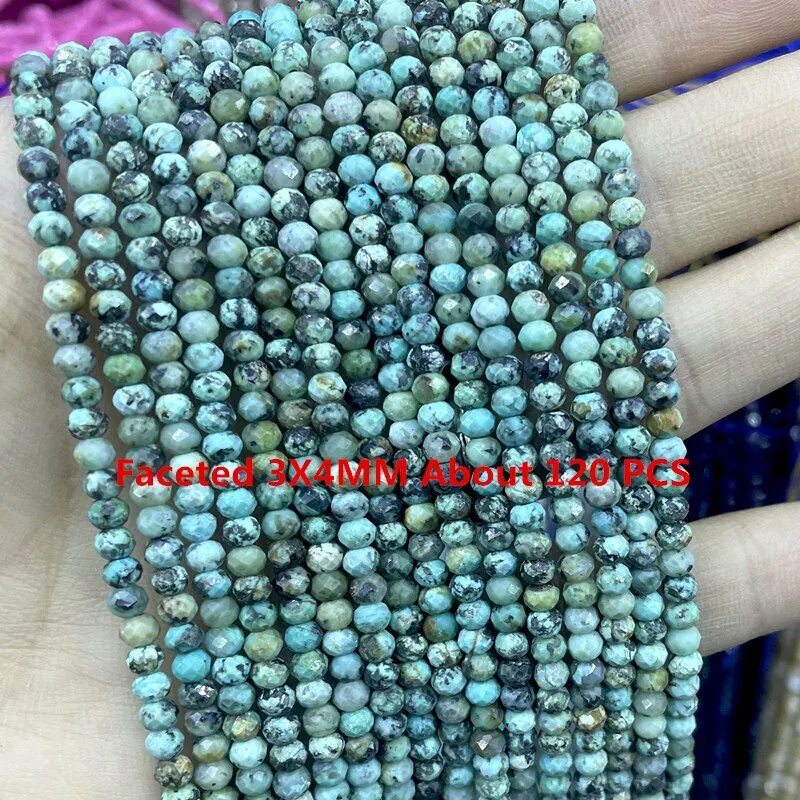 Бусины из африканской бирюзы SYSRXLR