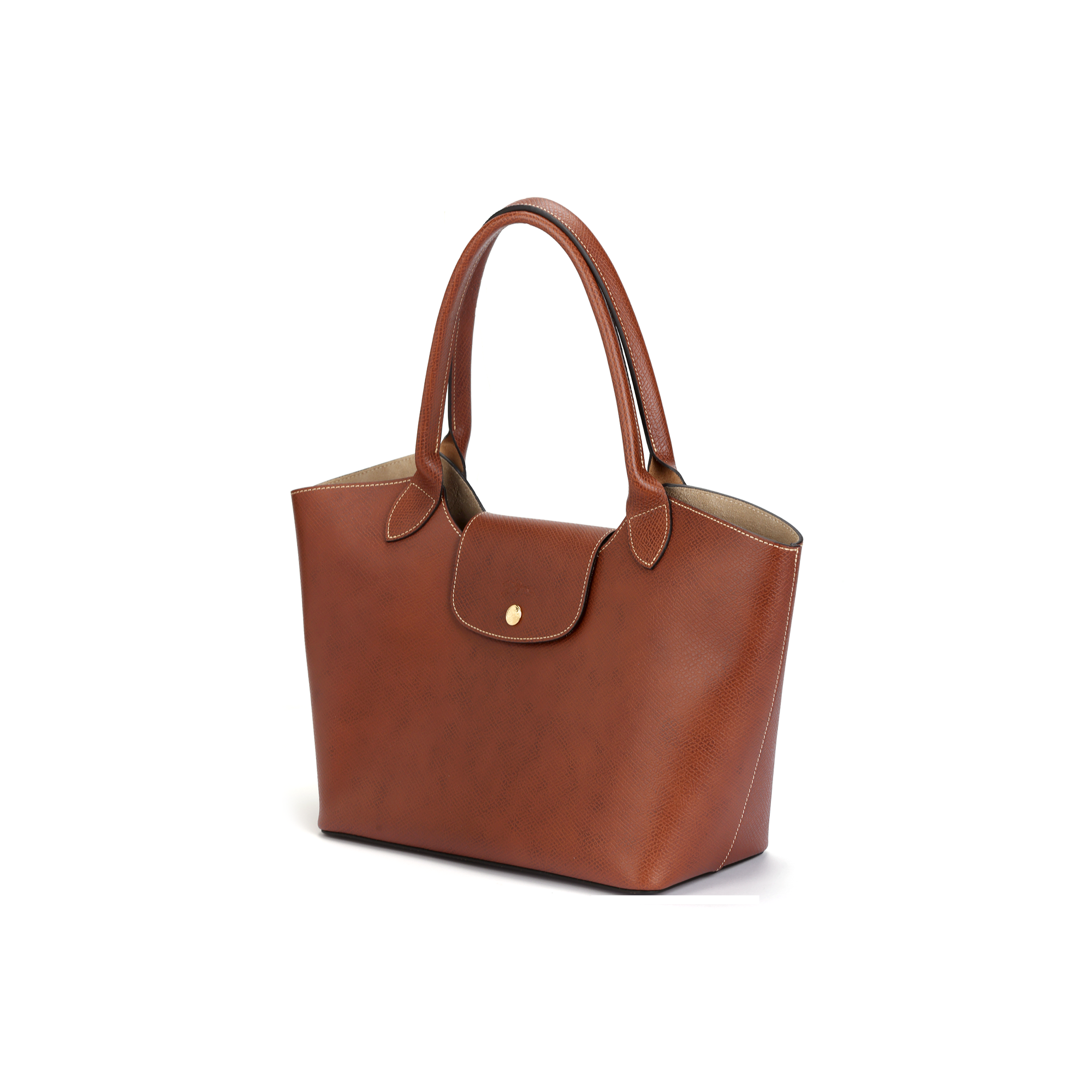 Сумка Longchamp, фактура матовая, коричневый — фото 1