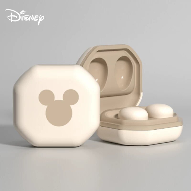 Disney Bluetooth 5.3 беспроводные наушники с шумоподавлением компактные для сна в цвете Молочный чай