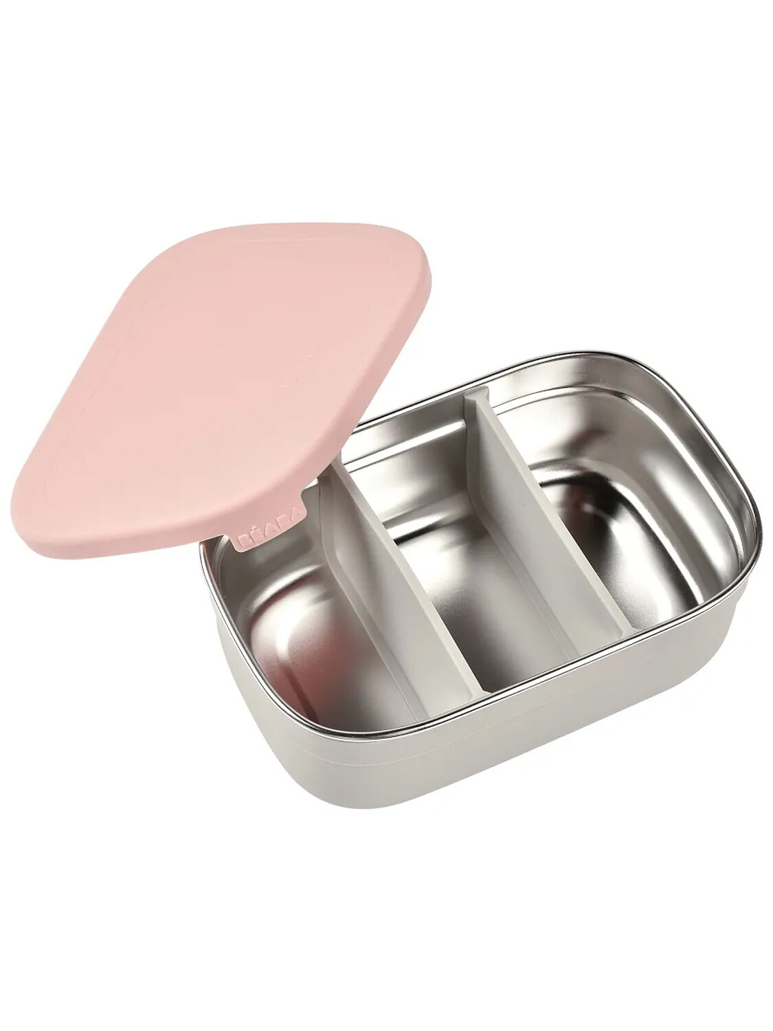 Контейнер Beaba для ланча BOITE REPAS INOX GRIS V/D розовый (ROSE)