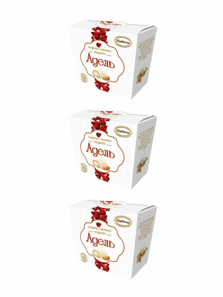 Акконд Конфеты Адель с цельным миндалем, 150 г, 3 шт