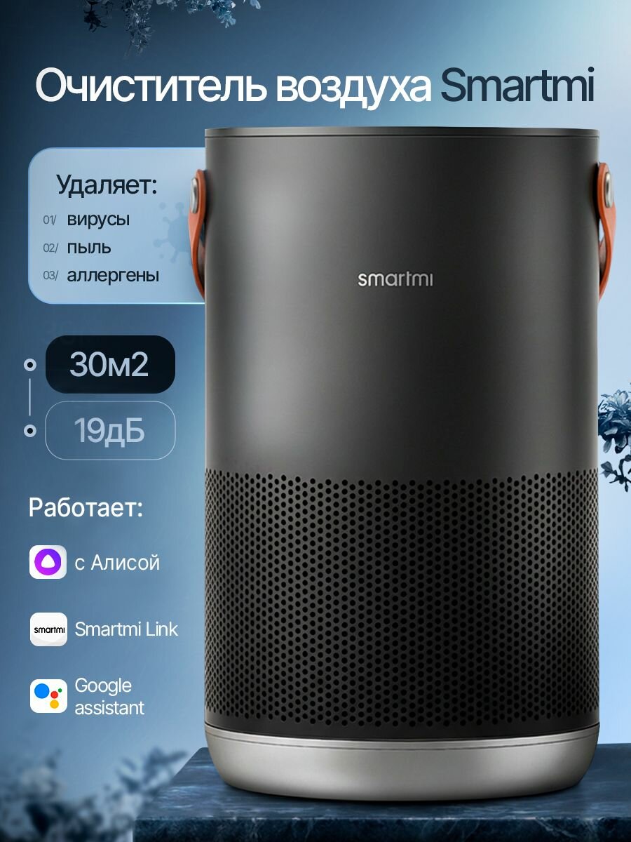 Очиститель воздуха Smartmi Air Purifier P1 темно-серый