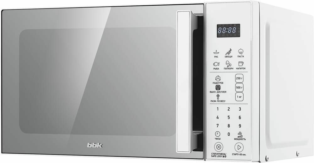 BBK Микроволновка 20MWS-805S/W, объем 20 л, белая