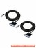 Кабель RS232 DB9-мама — RJ11, 2pc