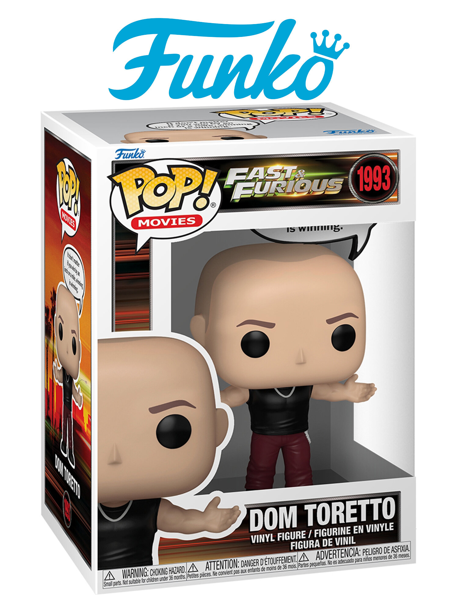Фигурка Funko POP? Dom Toretto (1993) Fast & Furious