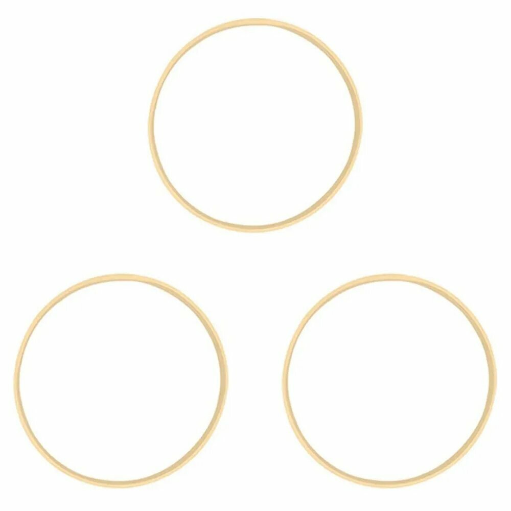 3 кольца Dream Bamboo, деревянный круглый ловец для самостоятельной сборки, 20,5 см