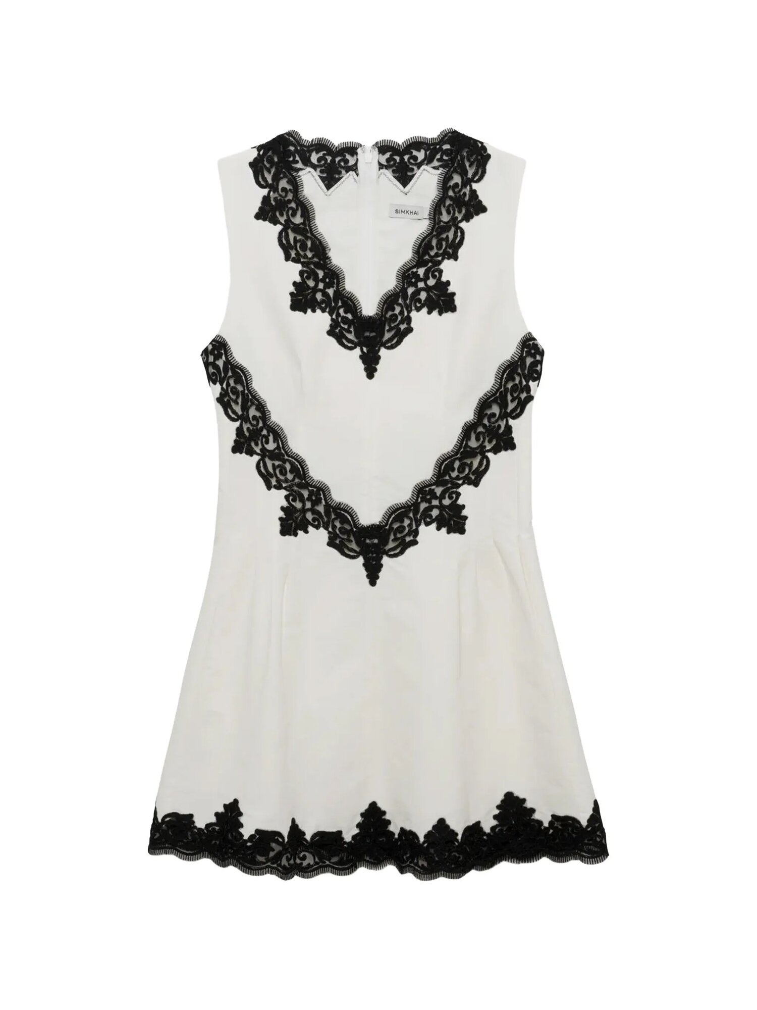 Платье Minna lace-trim mini dress