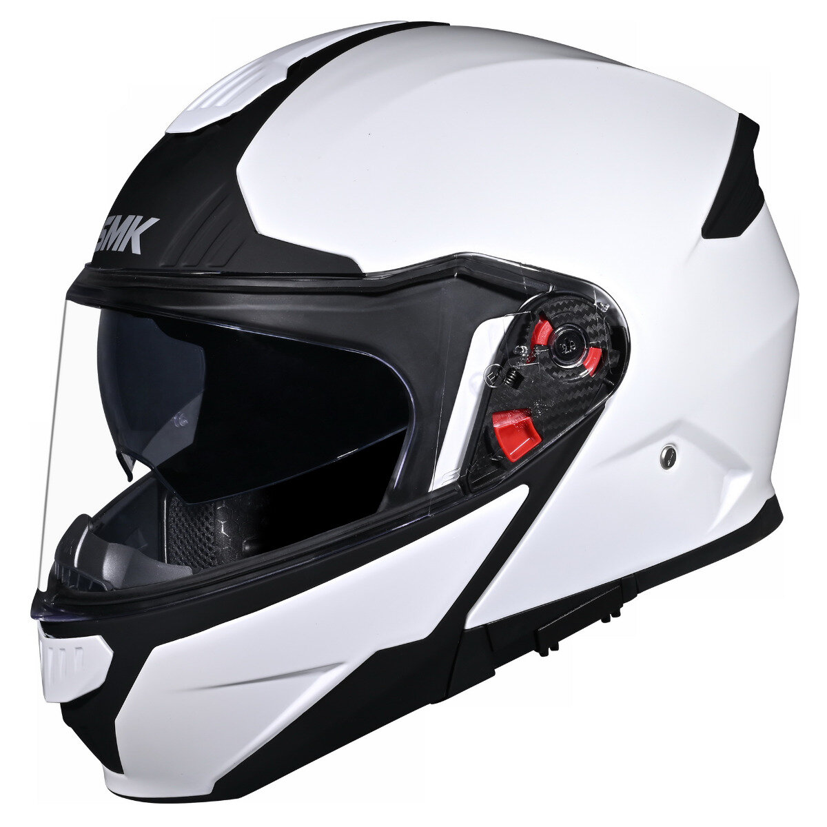 SMK Мотошлем Gullwing, цвет Белый White GL100, Размер 2XL