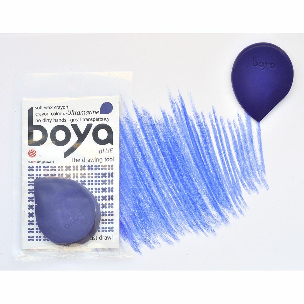 Пастель BOYA d.o.o. Восковая, для рисования, ультрамариновый мелок