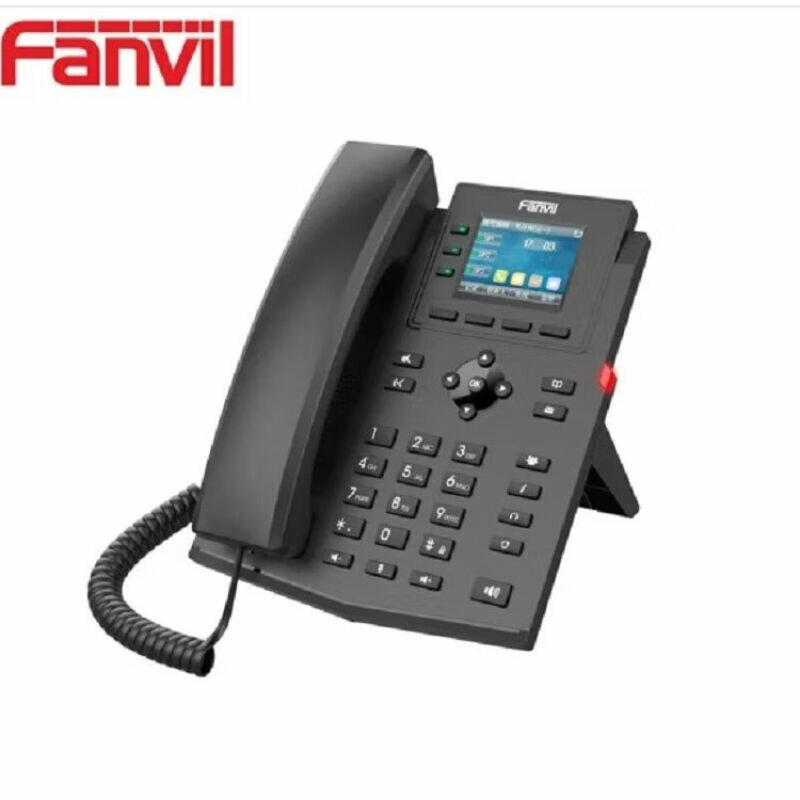 Fanvil X303 IP-телефон SIP VoIP настольный для офисной сети, четкий звук, готов к использованию