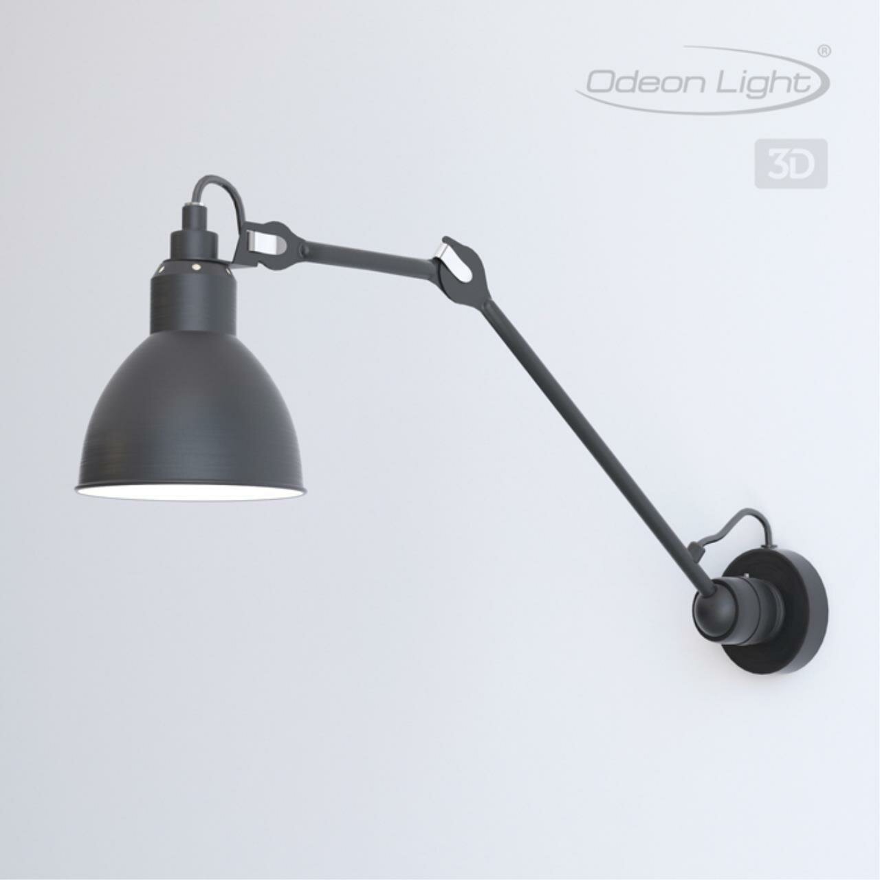 Настенный светильник на кронштейне Odeon Light ARTA 4125/1WD — фото 1