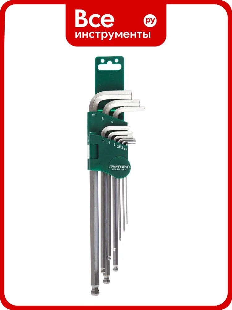 Комплект угловых шестиграников Jonnesway H06SM109S 47096