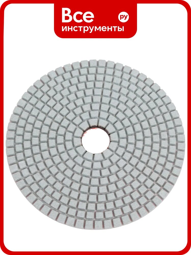 Круг алмазный гибкий шлифовальный АГШК WHITE NEW (125x2.5 мм; Р200) TECH-NICK 128.120.6752