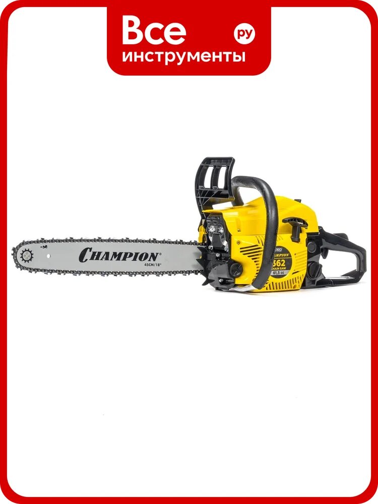 Бензопила CHAMPION 362-18 507781/99944900310 полупрофессиональная двухтактная с виброзащитой и легким запуском