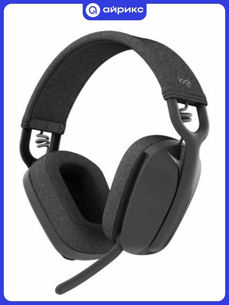 Гарнитура беспроводная Logitech ZONE VIBE 100 (981-001213), Bluetooth, графитовая
