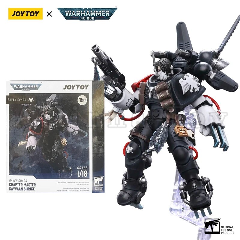 JOYTOY 1/18 Фигурка 40K Raven Guard Chapter Master Kayvaan Shrike