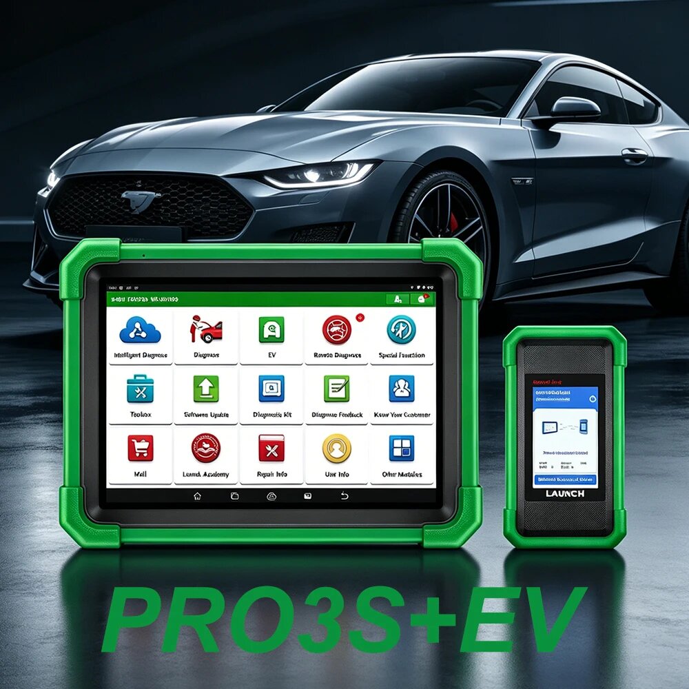 Диагностический сканер LAUNCH X431 PRO3S+ EV 2026 года с SmartLink C V2.0 для диагностики электромобилей и анализа топологии аккумуляторных батарей