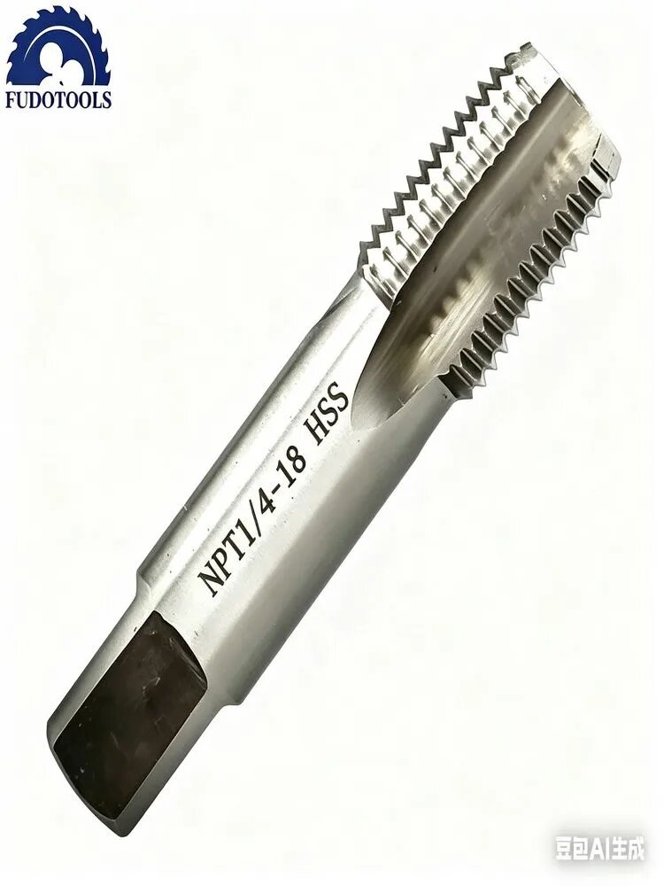 HSS K/NPT Метчик К 1/4'-18 ниток/дюйм для конической резьбы FUDO