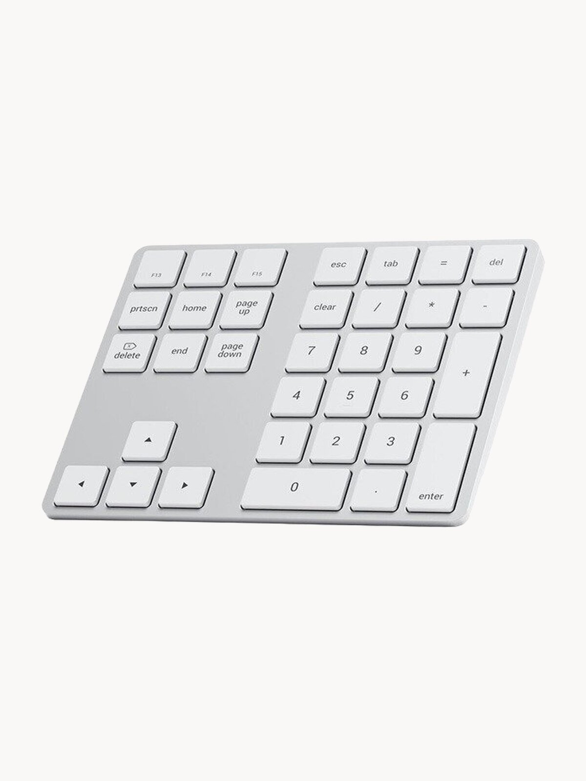 Беспроводной блок клавиатуры Satechi Aluminum Extended Keypad. Цвет серебряный.