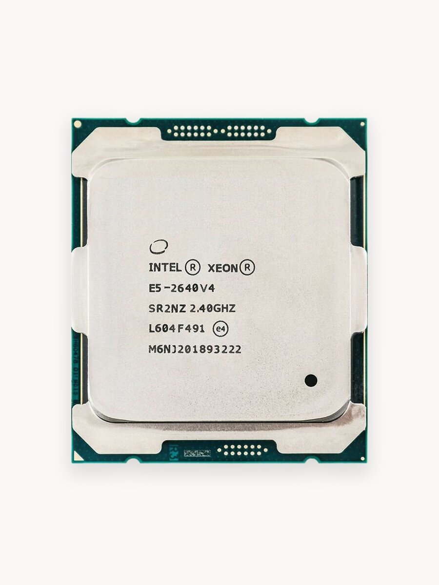 S2011-3 Intel Xeon E5-2640 v4 2,4-3,4GHz, 10 ядер, 20 потоков, 25mb, TDP 90W, FSB 2133MHz