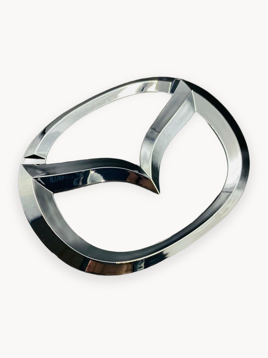 Эмблема Mazda на багажник 140мм, Задний значок на Мазда 140мм 1шт.