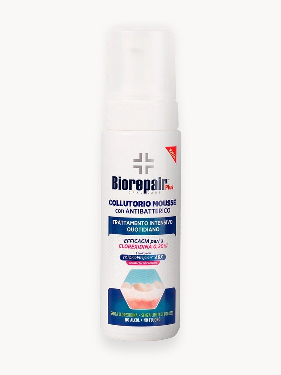 Biorepair Plus Mouthwash Мусс Антибактериальный для полости рта, 200 мл