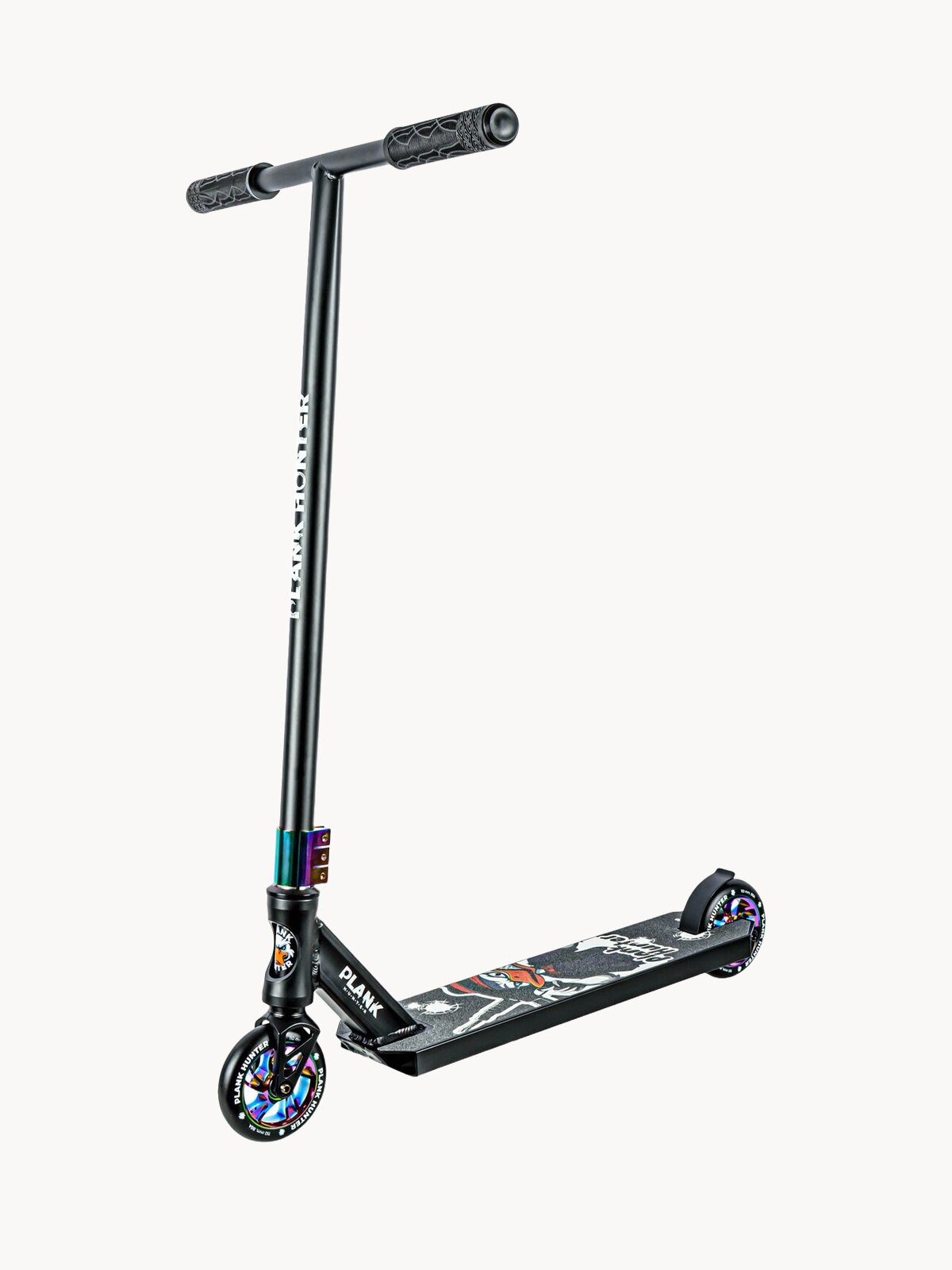 Самокат трюковой , рост 140-185 см, до 100 кг, вращение руля на 360°. Plank Hunter