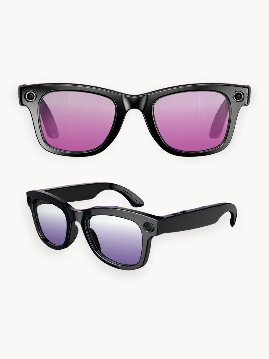 Очки, с камерой, 1080 p HD, 8 Мп, Bluetooth, влагозащита, встроенный Chat GPT